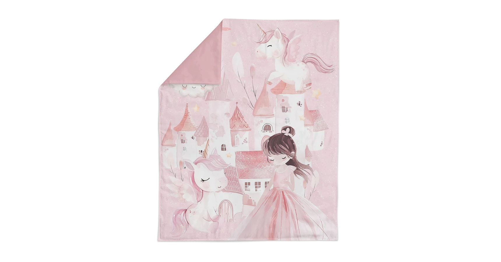 Prémium pamutvászon panel 75x100 cm, Unikornisok birodalma