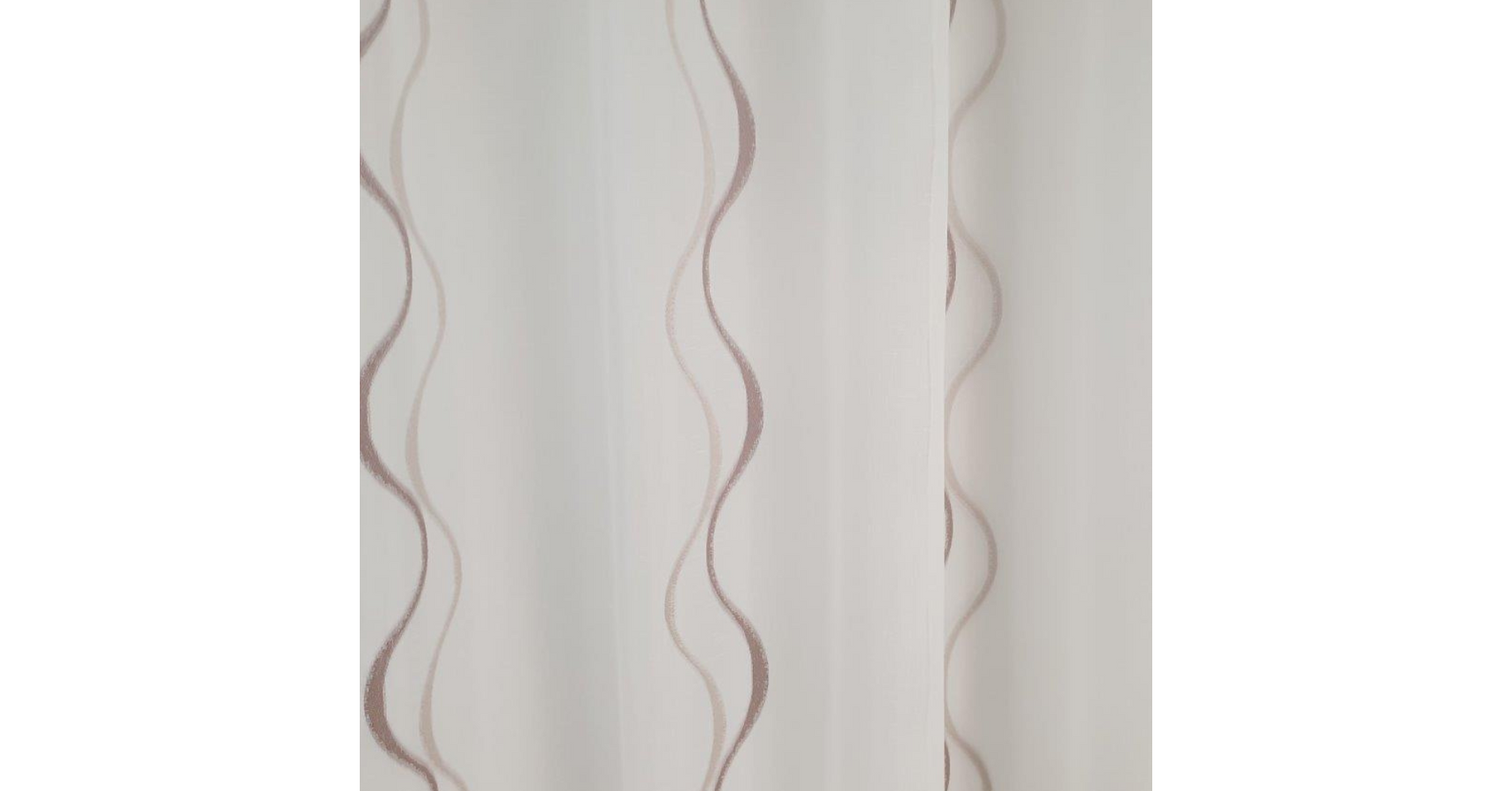 Emma fényáteresztő függöny anyag, 300 cm magas, fehér színben